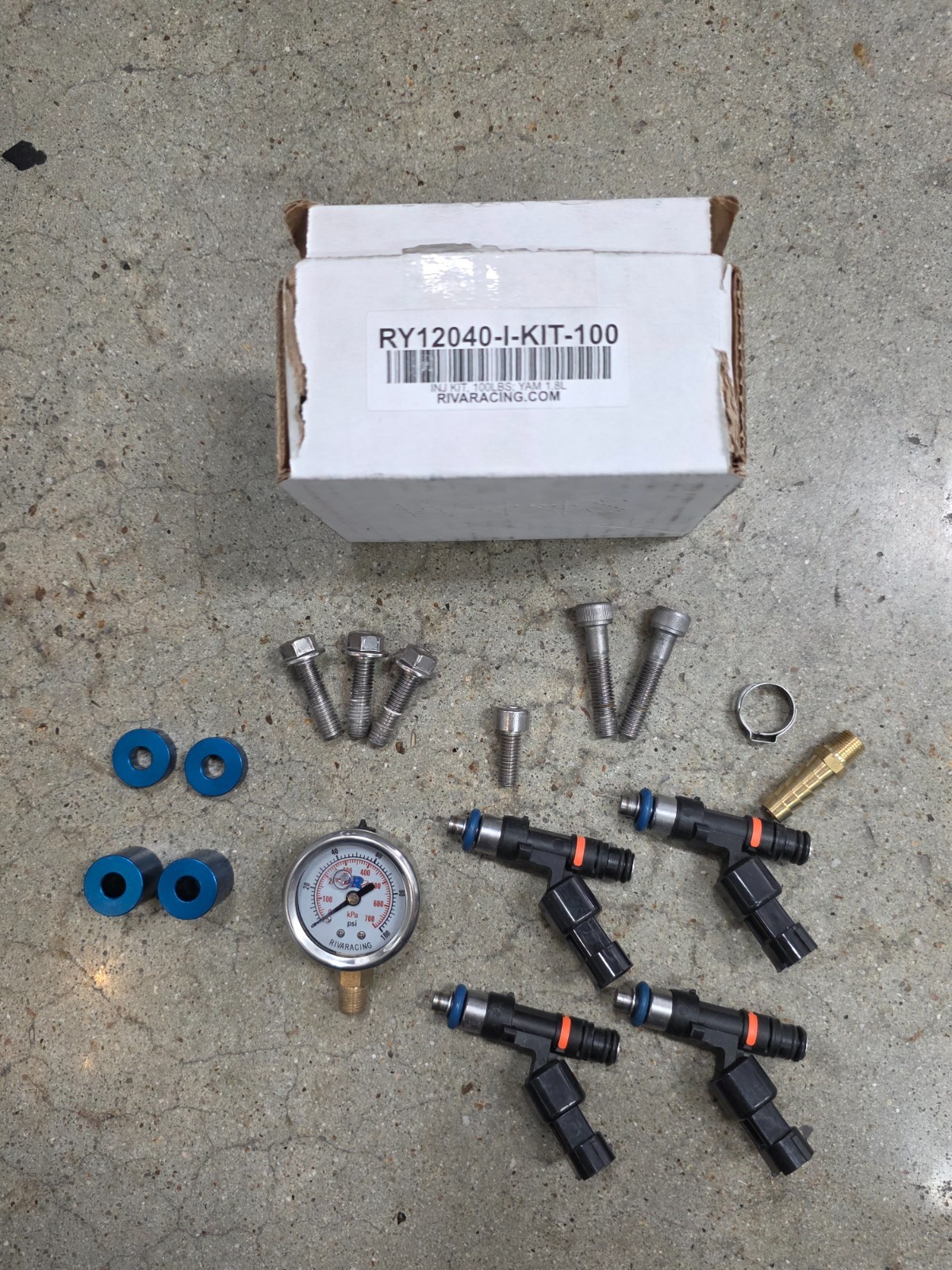RIVA Yamaha 2008+ 1.8L Pro-Series 100lb Fuel Injector Kit | eBay