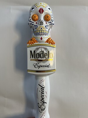 Modelo Especial Sugar Skull Beer Draft Tap Handle 10 1/4" **READ ...