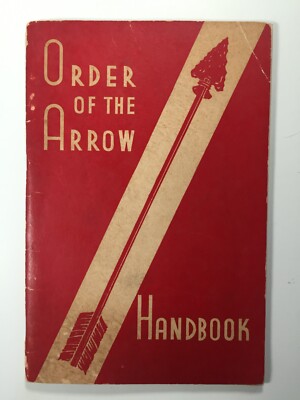 1950 Printing Order of the Arrow Handbook OA guide book | eBay
