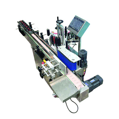 MT-200 Coding Date Print Labeling Machine Round Bottle Glass sticker ...