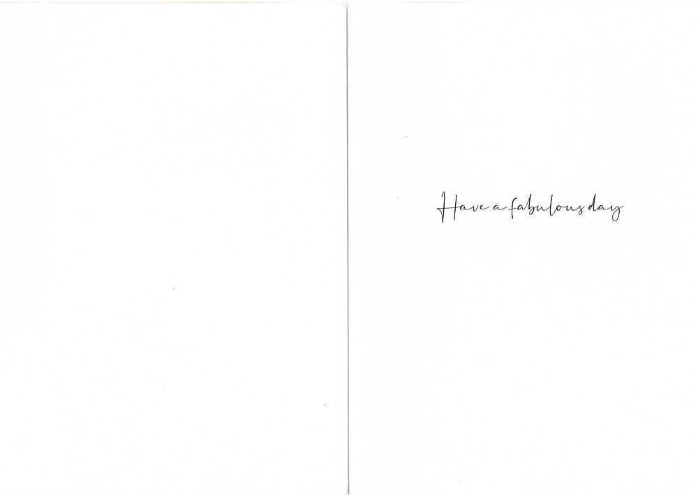 Happy Birthday Flamingos Embellished Birthday Greeting Card Autograph ...