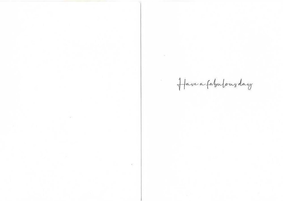 Happy Birthday Flamingos Embellished Birthday Greeting Card Autograph ...