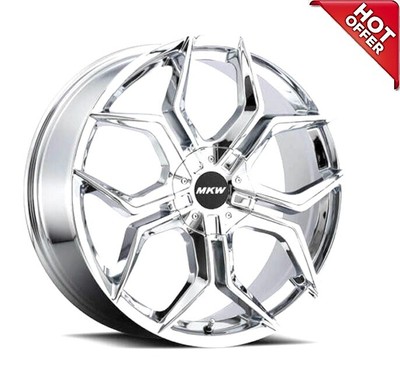 NEW 4ea 18X8 MKW Wheels M121 Chrome Rims 18" 18inch (S6) | eBay