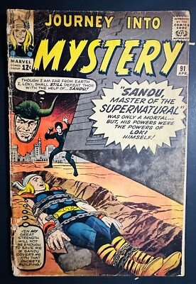 Journey Into Mystery #91, Marvel Comics 1963 1st App. Of Valkyries ...