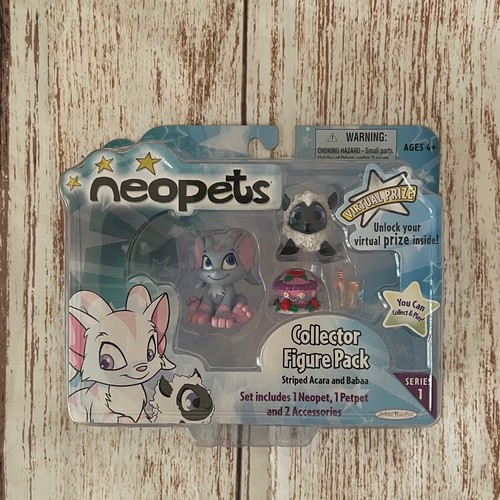 Neopets Collector Figure Pack Series 1 - Striped Acara and Babba NEW | eBay