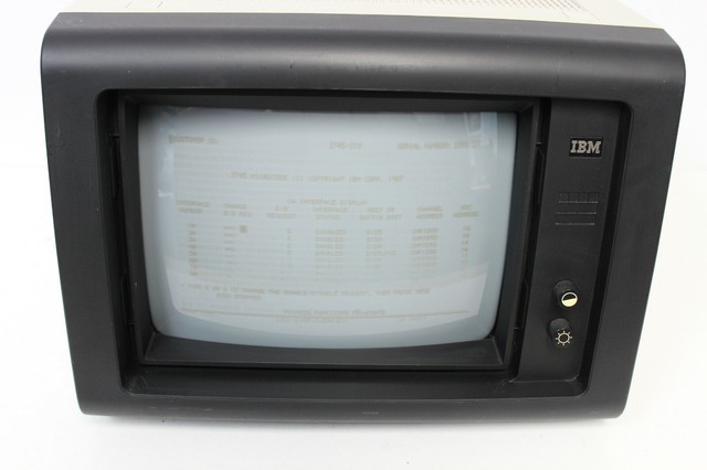 Vintage 1980 IBM 11" 3101 Terminal Display Monitor Part # 5640540 ...