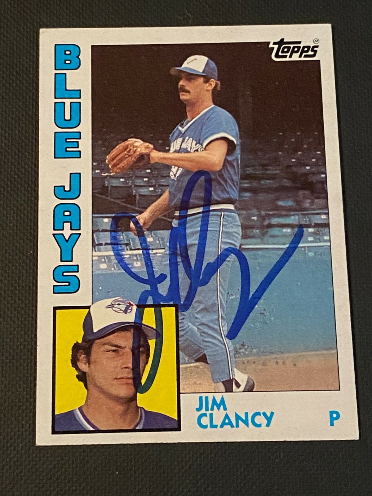 Jim Clancy Signed 1984 Topps Card Auto Toronto Blue Jays Autograph ...