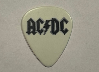 AC/DC Malcolm Young Guitar Pick RIP ACDC 2009 Black Ice Tour Concert Plectrum | eBay