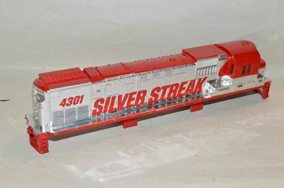 HO scale locomotive PARTS body shell Tyco Silver Streak Alco C 430 ...