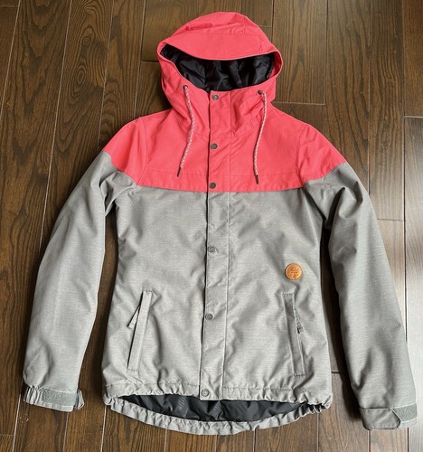 Volcom Snowboarding Jacket Ski Coat Hooded Women's Gray Size XS 10Kmm ...