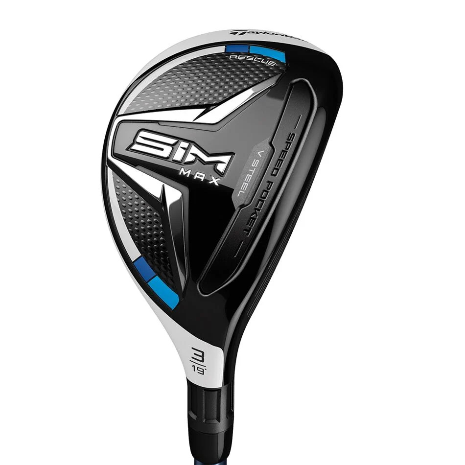 LEFT HANDED TAYLORMADE SIM MAX RESCUE 5 HYBRID GRAPHITE REGULAR ...