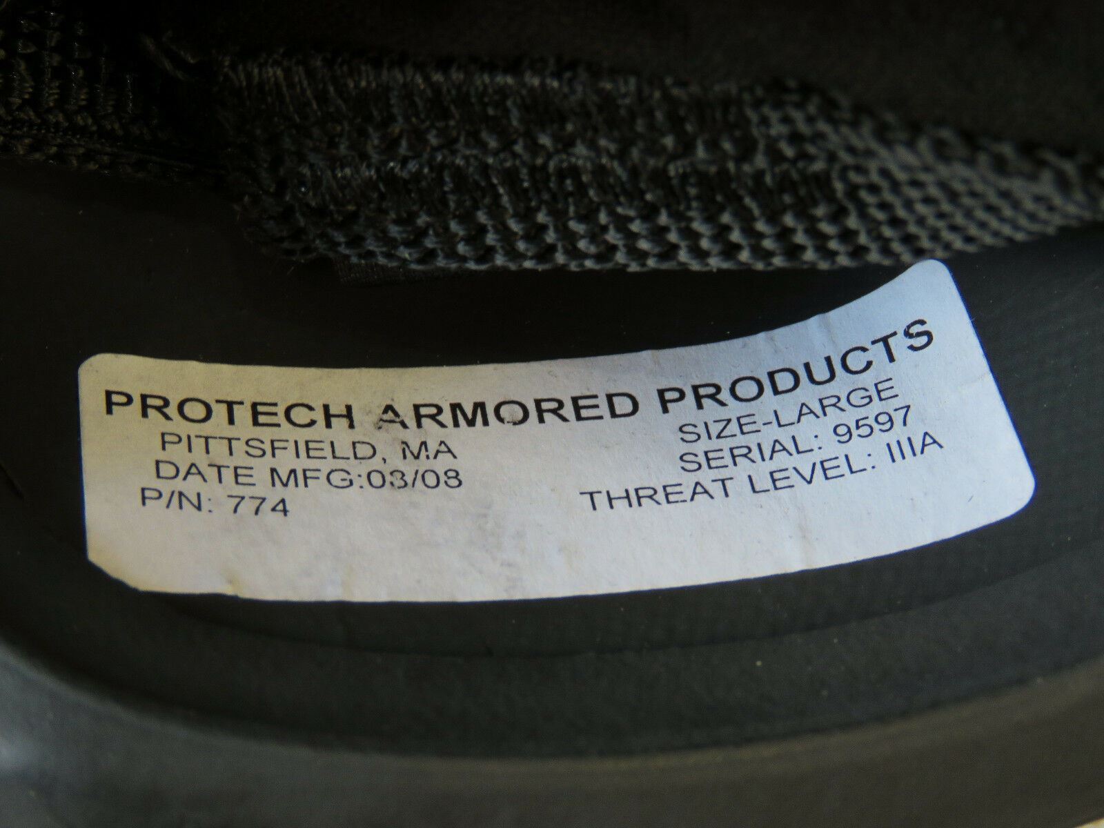 ProTech Tactical Delta 4 Armored Ballistic Helmet Level IIIA - LARGE ...