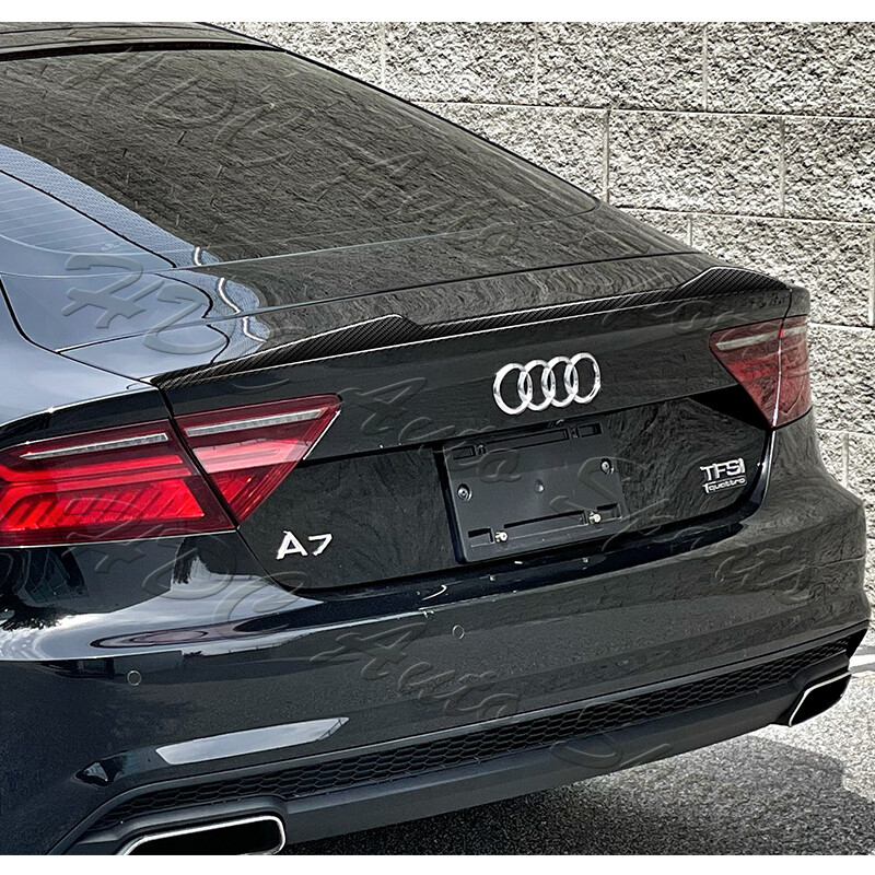 For 2012-2018 Audi A7 S7 RS7 V-Style Carbon Fiber Rear Trunk Lid ...