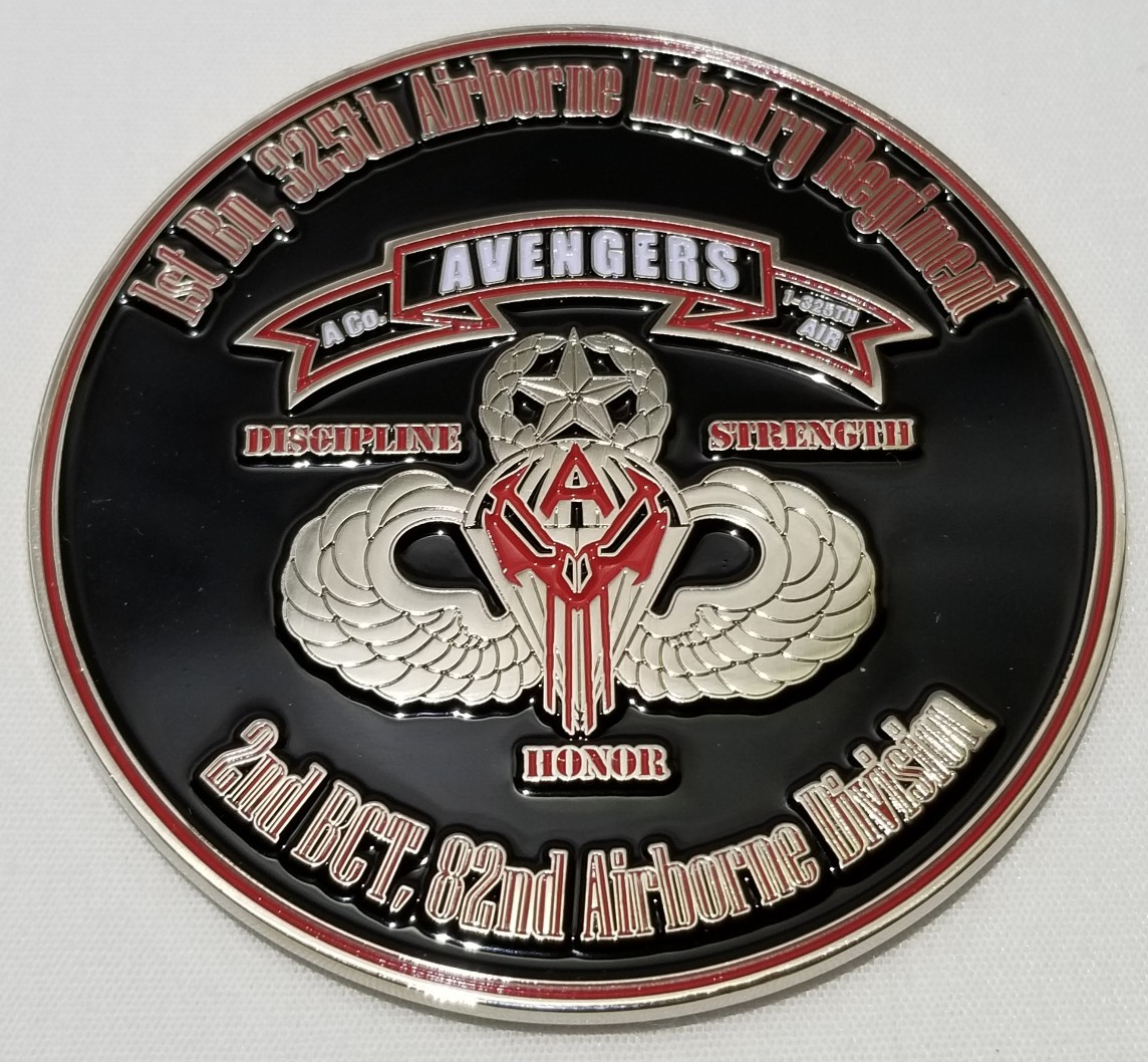 Ranger Airborne 2.5" Challenge Coin CJTF Security Force 82nd Airborne ...