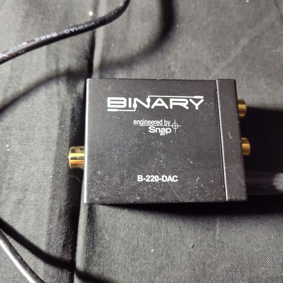 Binary B-220-DAC Digital To Analog Audio Converter 1* | eBay