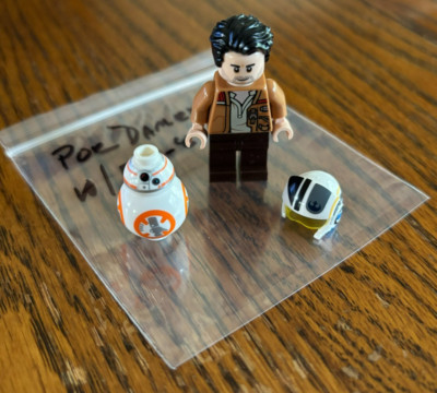 LEGO sw1145 - Star Wars Poe Dameron (Medium Nougat Jacket) - New | eBay