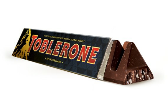 TOBLERONE DARK CHOCOLATE 340g LARGE BAR HONEY ALMOND NOUGAT SWISS ...
