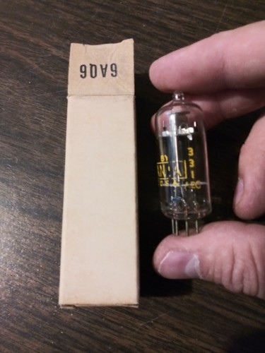 Vintage Sylvania Electronic Tube Type 6AQ6 - Tested | eBay