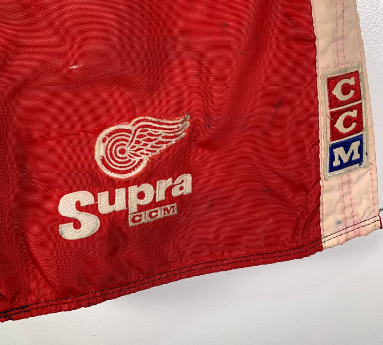 Detroit Red Wings CCM Supra 1990s Game Worn Used Hockey Pants Shorts ...