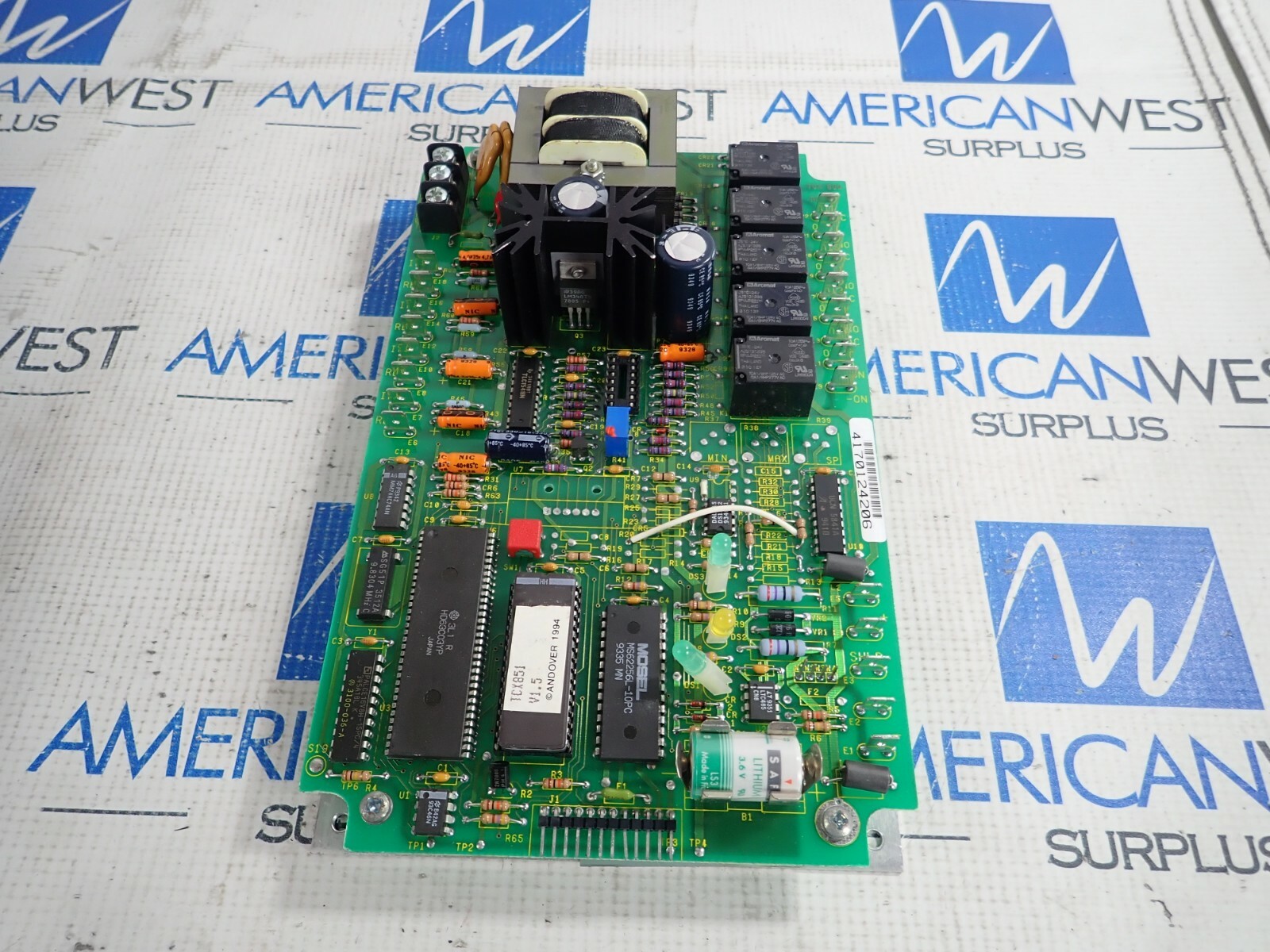 ANDOVER CONTROLS TCX 851 24VAC 20VA VOLTS 30VAC/24VDC 5AMPS TCX851 | eBay