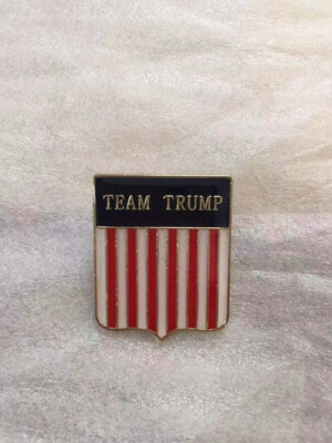 TEAM Trump WON 2024 SHIELD MAGA BIDEN SUKS Lapel Hat Pin Tie Tac X1 | eBay