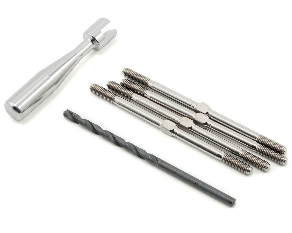 Lunsford Titanium RC Turnbuckle Kits Associated Axial Tekno TLR Traxxas ...