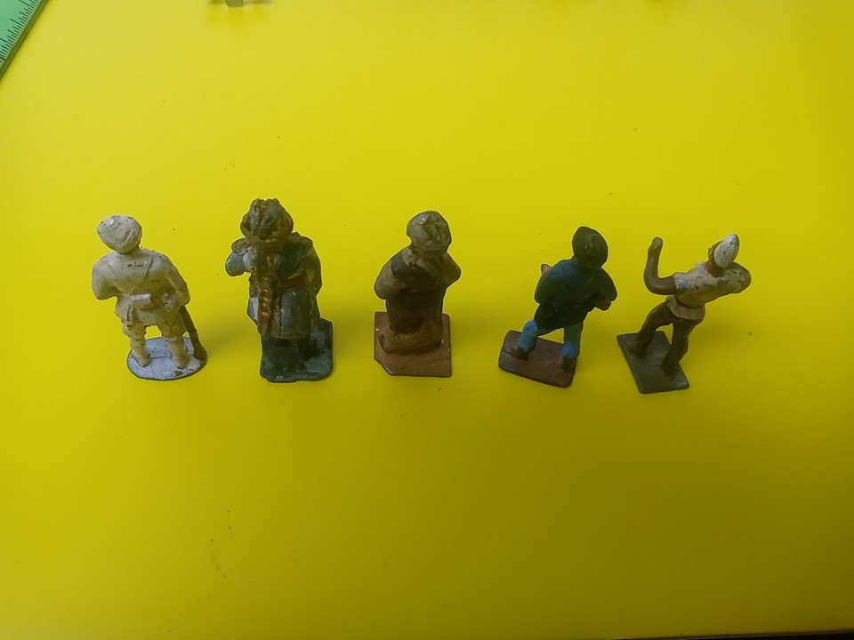 Vintage Mixed Lot Lead Military Soldiers ArmyFigures, Lot of 44. Hand ...