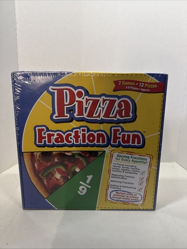 Pizza Fractions FUN Learning Resources Game Homeschool Math Brand New ...