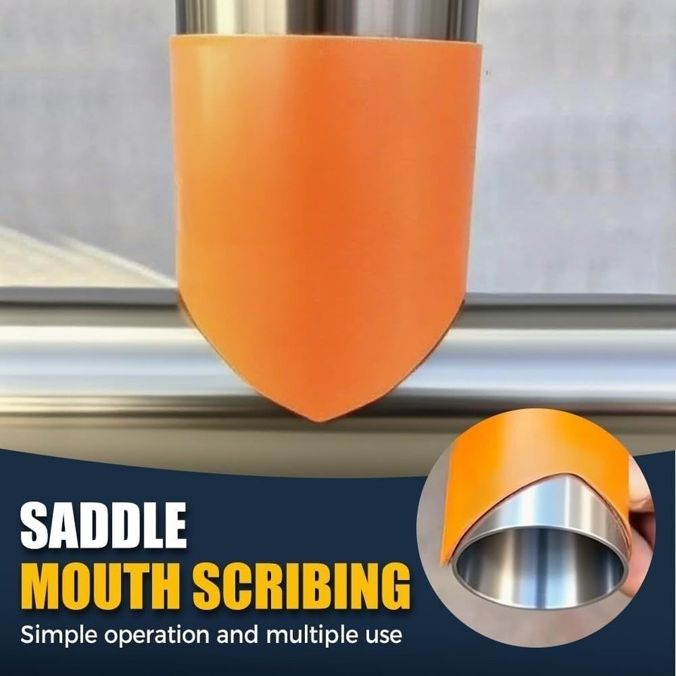 Pipe Saddle Template Cutting Guide Set Plumbing Installation Soldering ...