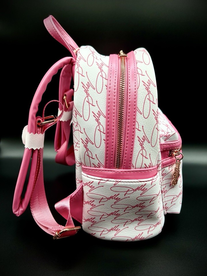 NEW! Dollywood Loungefly Backpack Purse Pink Dolly Parton | eBay