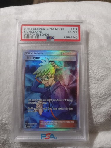 Pokémon TCG Molayne Unbroken Bonds 212/214 Holo Full Art Ultra Rare | eBay