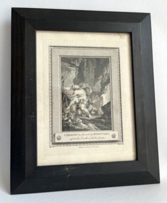 Cerberus Chained by Hercules Infects the Earth Wood Framed Print | eBay