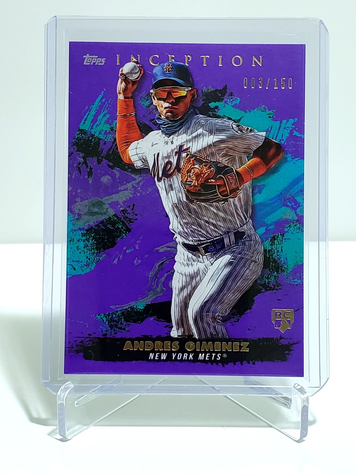 Andres Gimenez RC 2021 Topps Inception Rookie Purple Parallel 003/150 ...