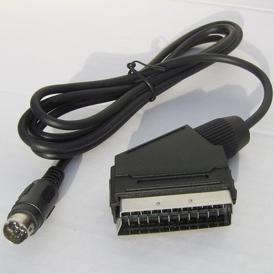 RGB Scart Cable Lead TV Wire for both PAL and NTSC Sega Saturn - COPPER ...