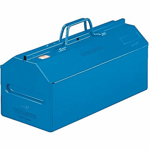 TRUSCO Mountain type Tool Box Casement type L530B Blue W533 x D201 x ...