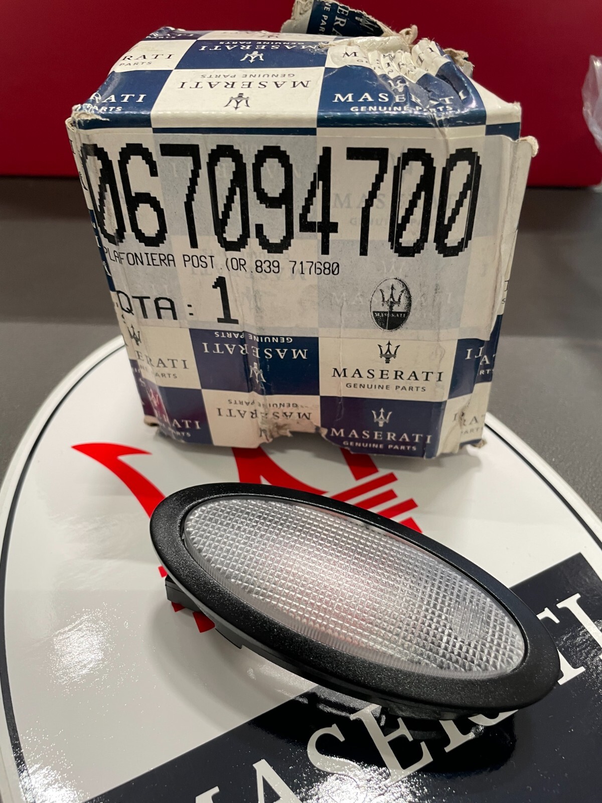 Maserati Granturismo Rear Dome Lamp #67094700 | eBay UK