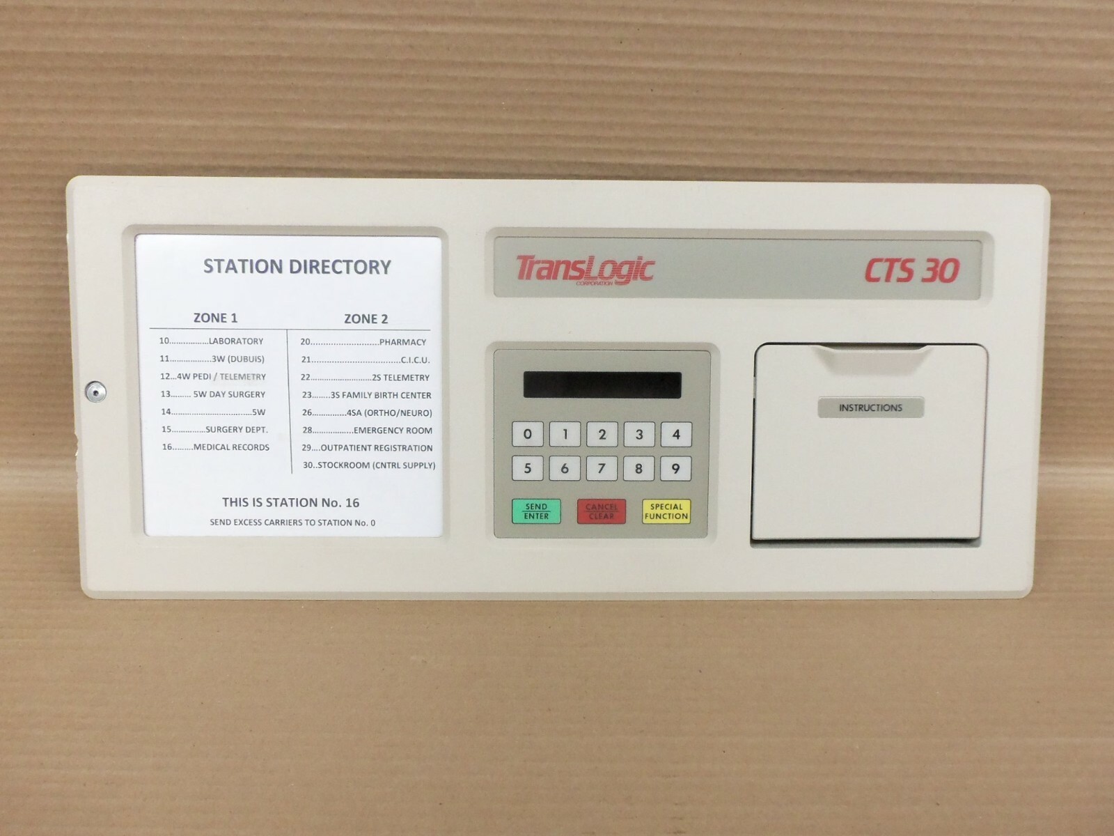 Translogic CTS 30 Control Board Swisslog Tube | eBay