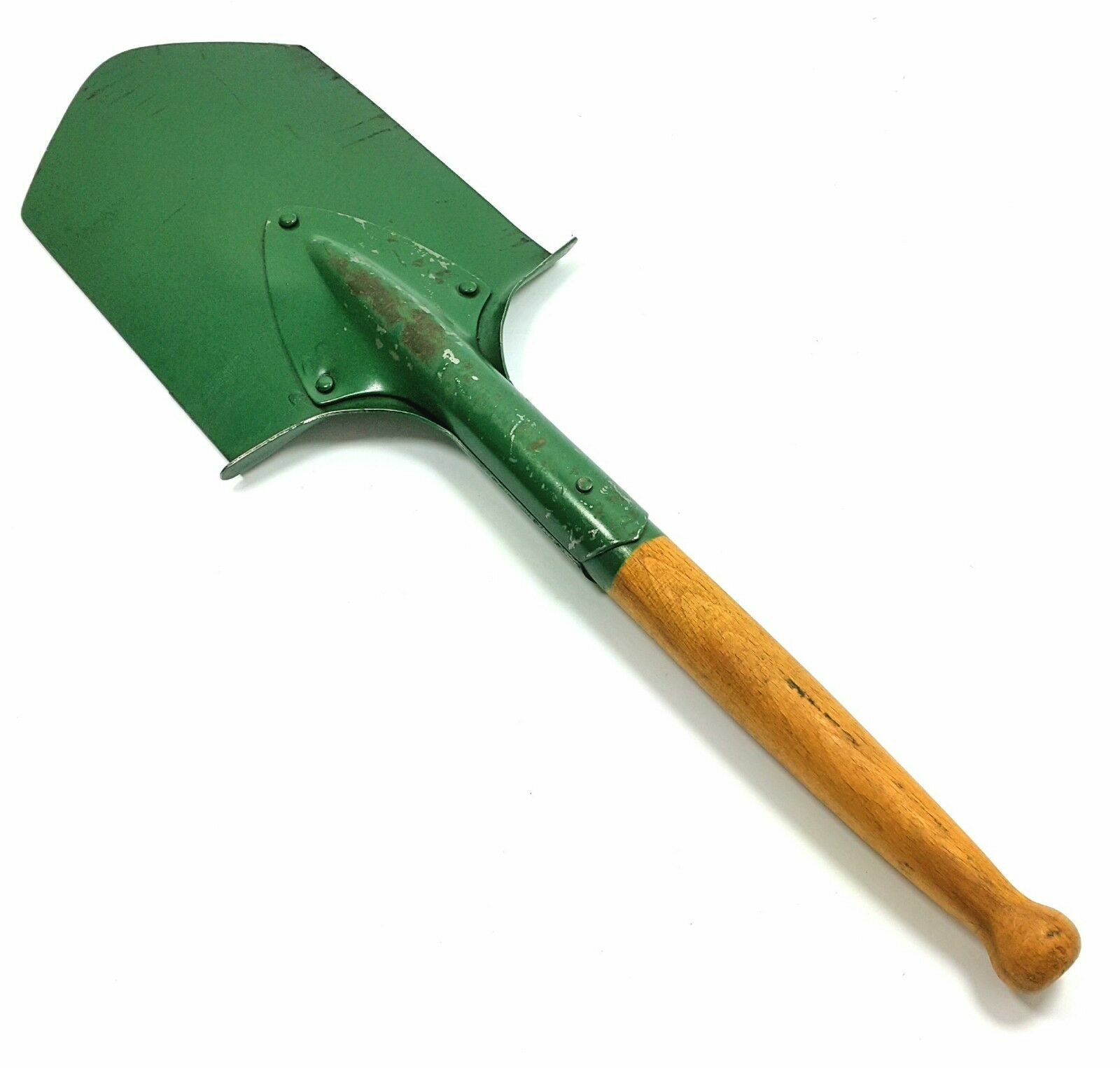 ORIGINAL VINTAGE HEAVE DUTY MILITARY STEEL SHOVEL SPADE POLISH ARMY ...