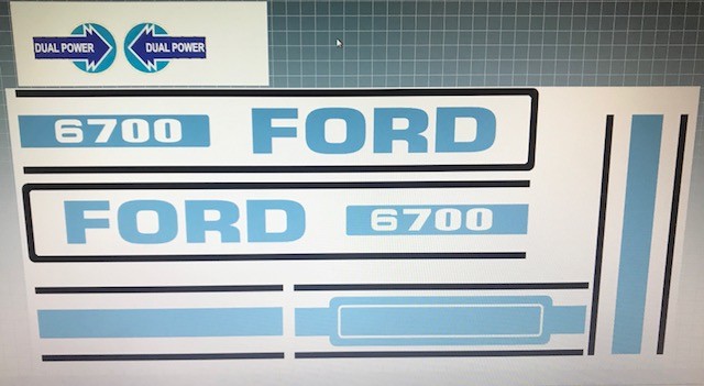Ford Tractor stickers / decals (Choice of sizes) | eBay