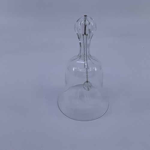 Seneca Lead Crystal Clear Bell With Cut Stem 4 1/2” Tall | eBay