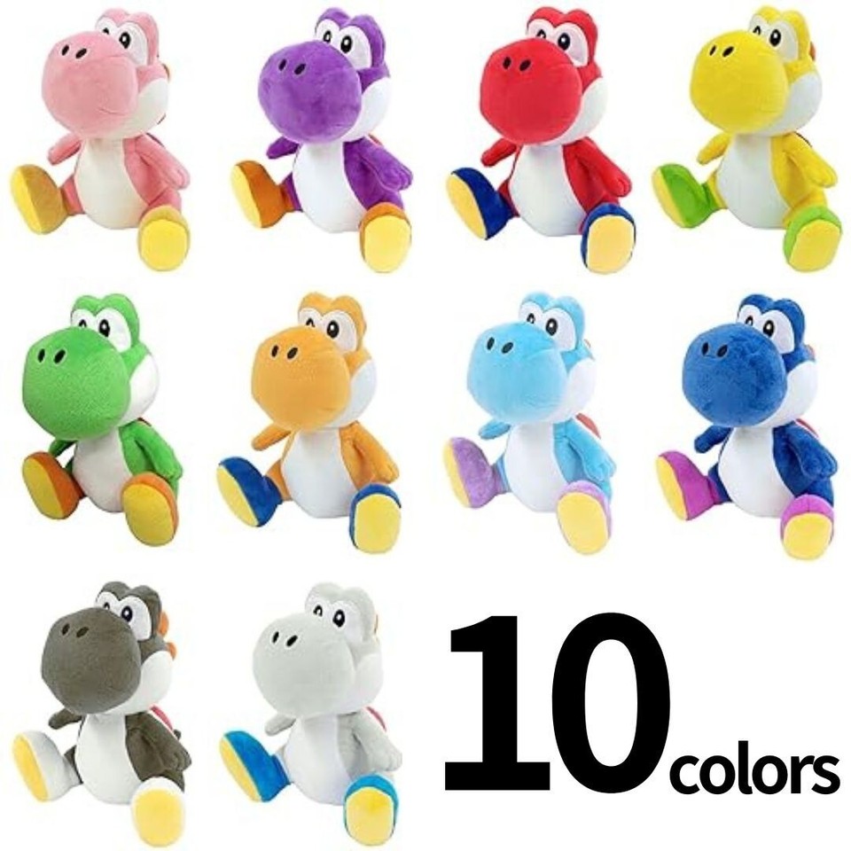 10 Colors Yoshi Plush Doll Set of 10 Stuffed Toy ALL STAR COLLECTION ...