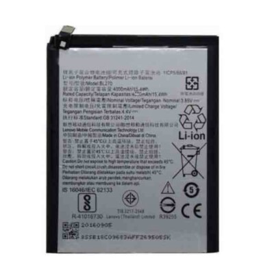 BATTERIE DE REMPLACEMENT POUR LENOVO BL270 LENOVO K6 NOTE ET VIBE K6 ...