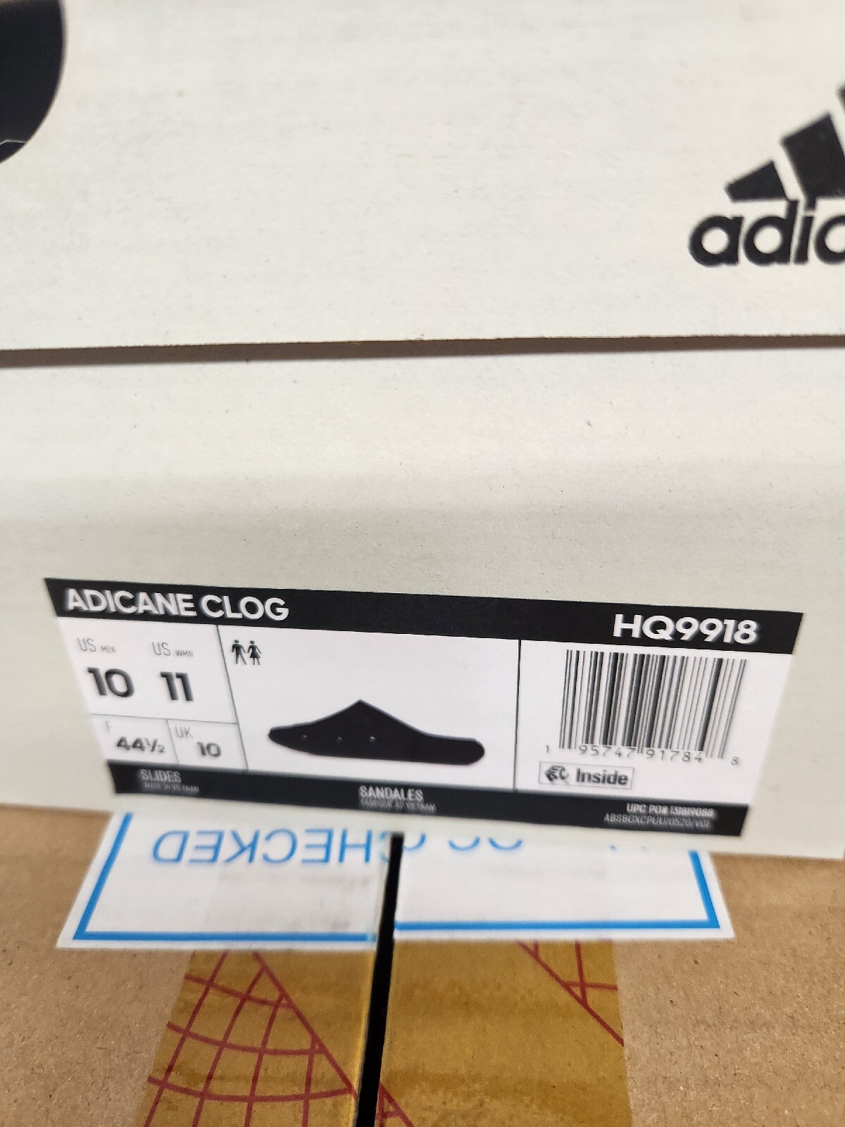 Adidas Unisex-Adult Adicane Clogs Slide Sandal Shoes. Mens 8 Womens 9 ...