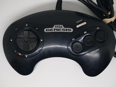 OEM Sega Genesis 3 Button Controller Model 1650 - Black *TESTED* | eBay