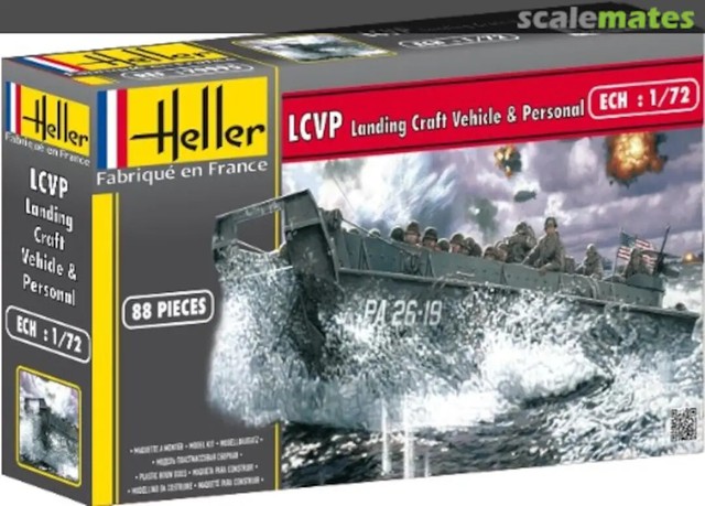 Heller LCVP Landing Craft Vehicle & Personal Model Kit 79995 Paints for ...