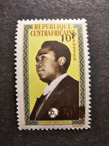 Francobollo Repubblica Centrafricana President David Dacko N 63 Nuovo ...