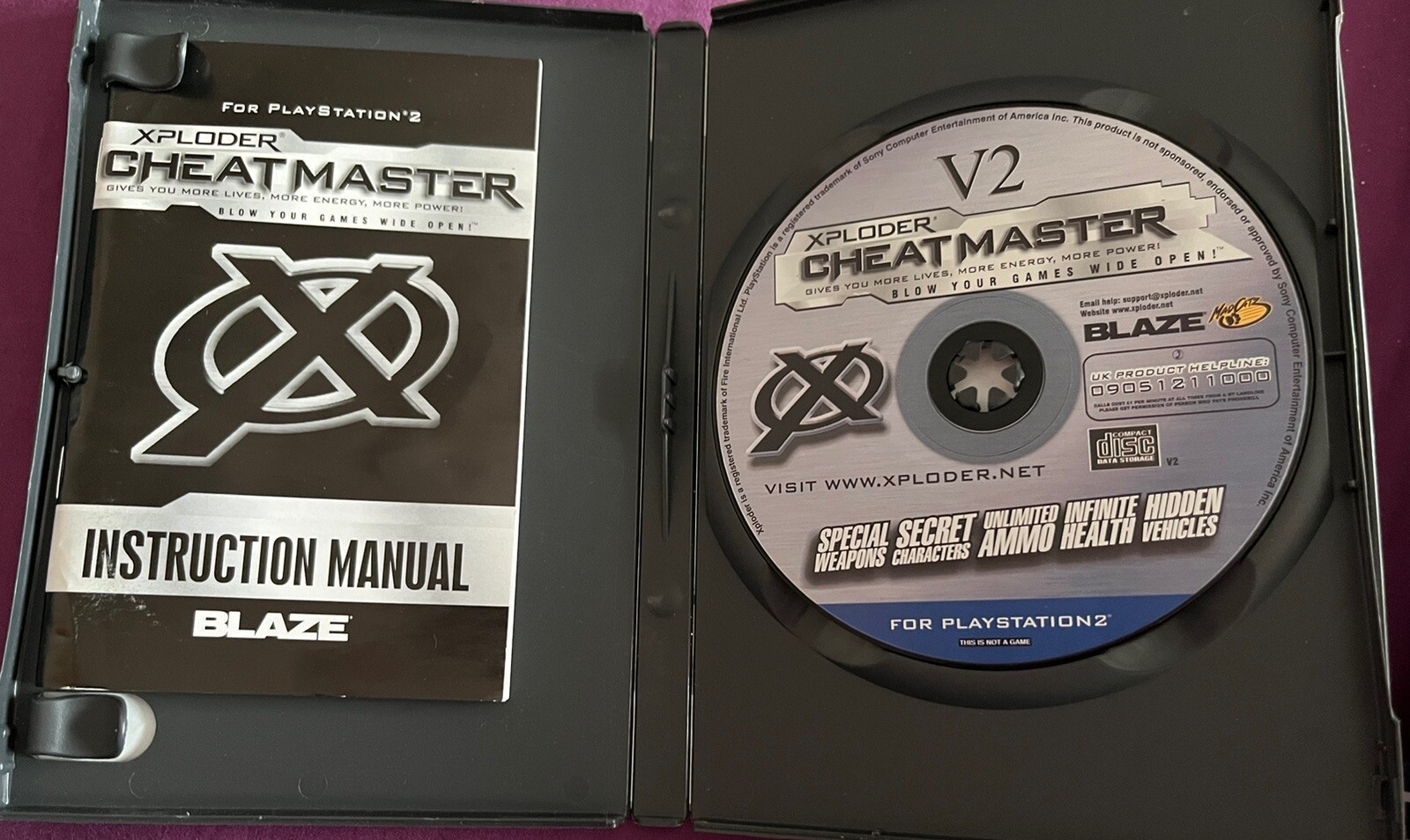 Xploder PS2: Cheat System for Playstation 2 (Sony PlayStation 2, 2001 ...