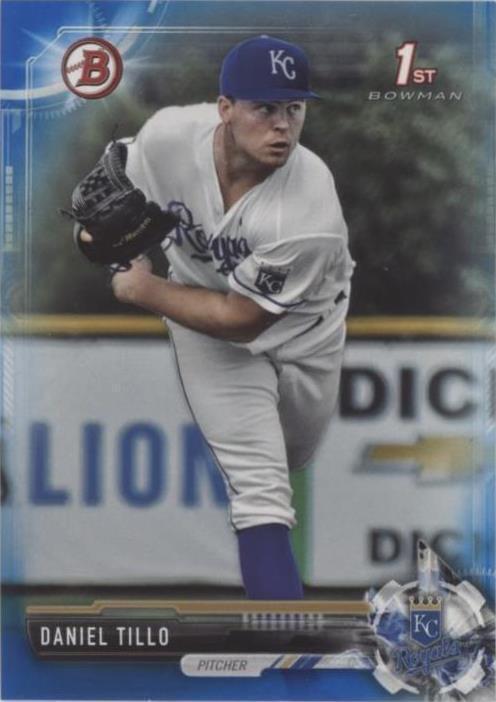 2017 Bowman Draft - Daniel Tillo #BD-59 Blue /150 (RC) for sale online ...