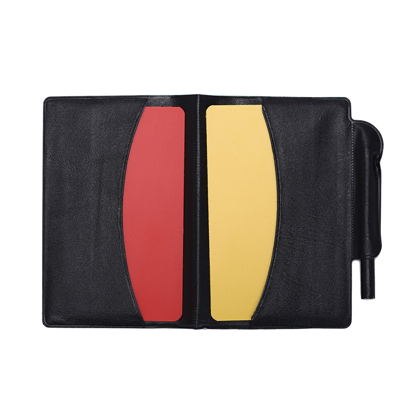 Professional Soccer Referee Wallet Football Red card Yellow Card ...