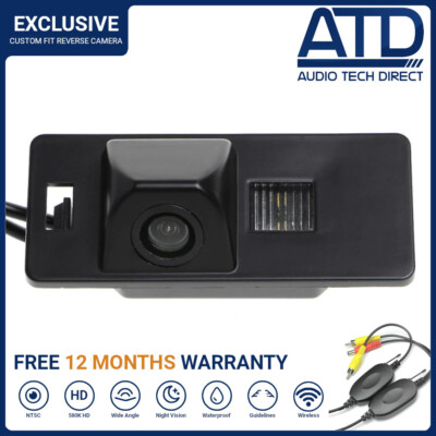 WIRELESS Reverse Camera For Audi Q3 8U Q5 8R Q7 4L Mk1 A4 A5 Number ...